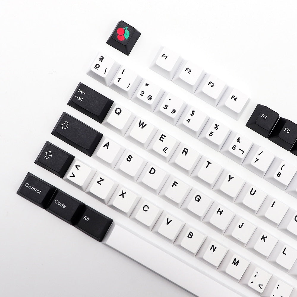 Black and White Keycaps | Keycaps Vibe