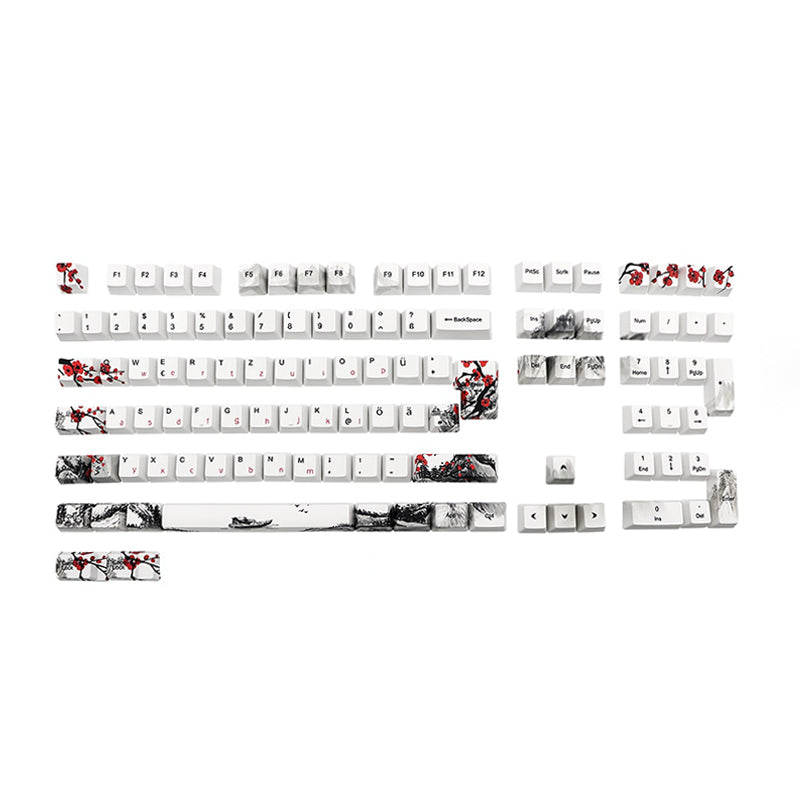 PBT Keycaps German | Keycaps Vibe